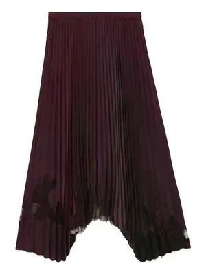 BOSS Pleated Midi Skirt - Purple
