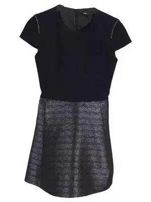 Maje Mini Two-tone Dress - Blue