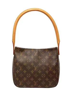 LOUIS VUITTON 2007 Monogram Looping Mm Shoulder Bag - Brown