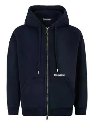 Dsquared2 Hooded Zip-up Jacket - Blue