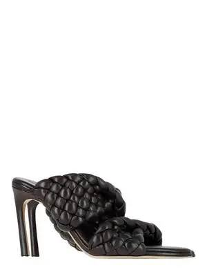 Bottega Veneta Intrecciato Stiletto Sandals - Brown