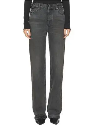 GRLFRND Bella Cinch Low Rise Boyfriend Jeans - Grey