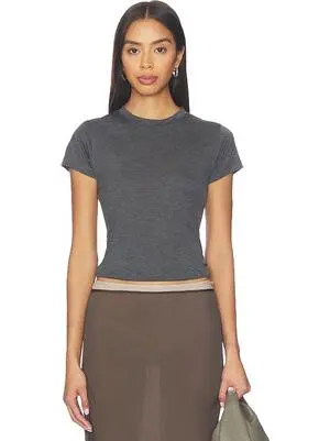 AYA MUSE Baby Tee - Grey