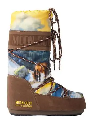Moon Boot Guest In Residence Icon Postcard Snow Boots - Brown
