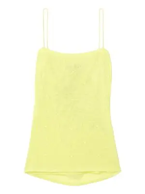 Jacquemus Plumetis Knitted Camisole - Yellow