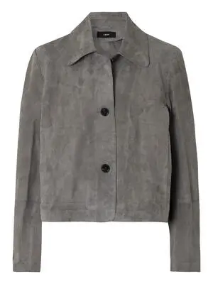 ARMA Emy Suede Jacket - Gray
