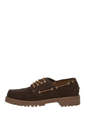 G.H. BASS & CO. Ranger Camp Moc Shoe - Chocolate Suede