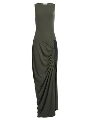 Coperni Taped Suspended Maxi Dress - Green