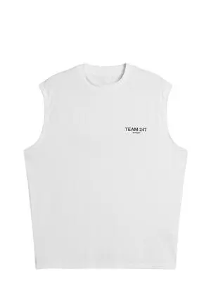 REPRESENT 247 Represent Team 247 Oversized Tank Flat White