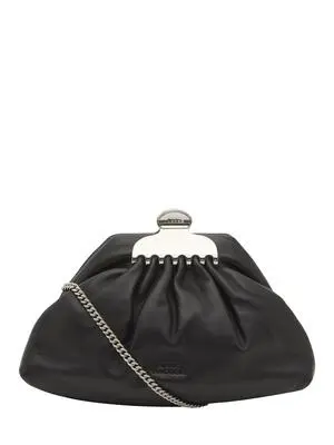 Marc Jacobs The Small Claw Clip Clutch Bag - Black