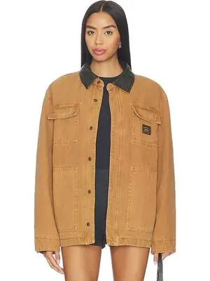 GUESS ORIGINALS Filled Shirt Jacket - Safari Tan