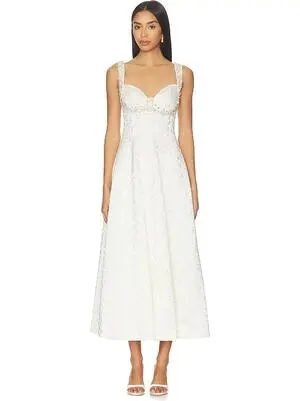 Simkhai Charlotte Midi Dress - White