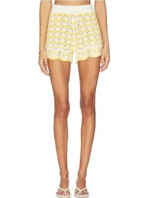 L*Space Sunchaser Short - Daisy & Cream