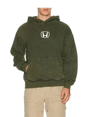 CPTN APPAREL Bug Hoodie - Military Lava Wash