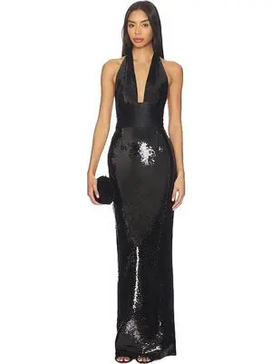 Retrofete Kelsie Sequin Dress - Black