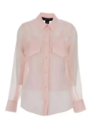 Federica Tosi Silk Organza Shirt - Rosa
