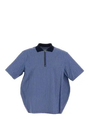Sacai Polo Shirt - Sky Blue