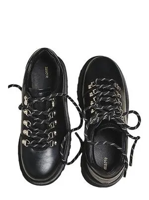 Maeve Lace-up Low Hiker Shoes - Black