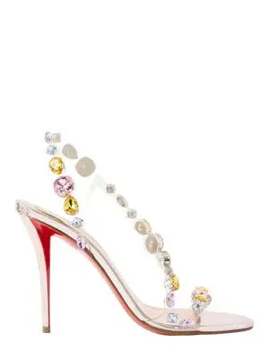 CHRISTIAN LOUBOUTIN Rosa Z 100 Embellished Pvc Sandals - Multi