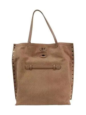 ZANELLATO Medium A'spasso® Twist-lock Tote Bag - Neutrals