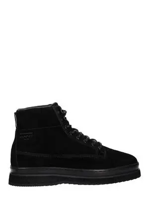 Gant Logo-detail Lace-up Boots - Black