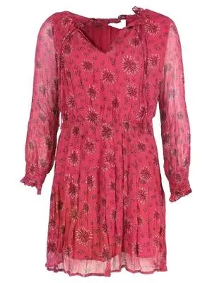Ba&sh Printed Mini Dress - Red