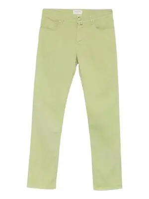 Jacob Cohen Buttoned Slim-fit Jeans - Green