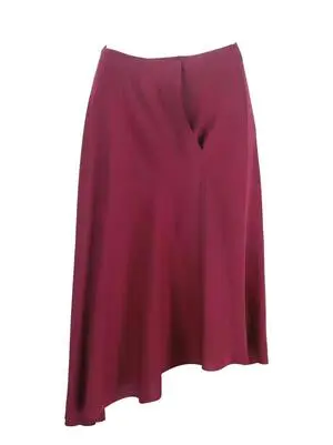 Theory Asymmetric-hem Skirt - Red