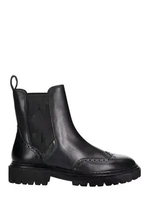 Gant Brogue-detail Pull-on Boots - Black