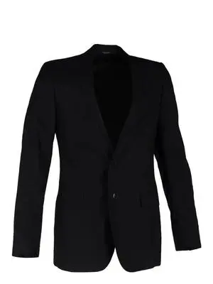 Dolce & Gabbana Single-breasted Wool Blazer - Black
