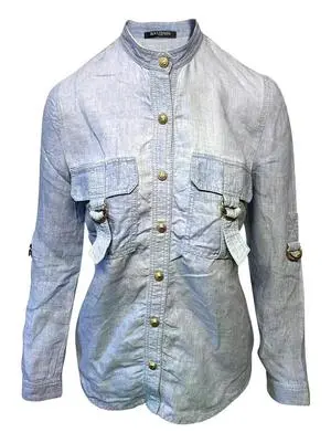 Balmain Chest-pocket Shirt - Blue