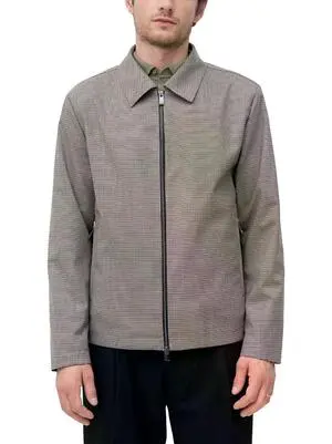 BOSS Check-pattern Jacket - Neutrals