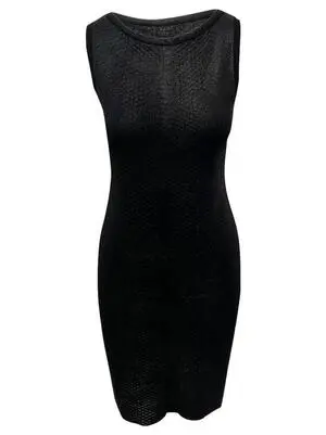 Gucci Sleeveless Midi Dress - Black