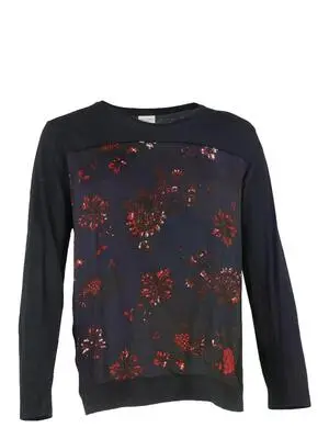 Dries Van Noten Abstract-print Top - Black