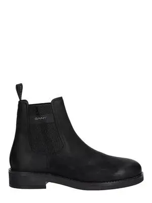 Gant Logo-detail Chelsea Boots - Black