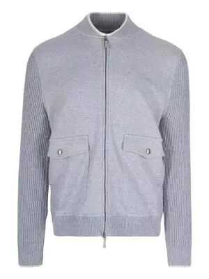 Eleventy Flap-pocket Jacket - Grey