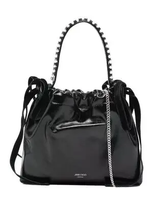 JIMMY CHOO Drawstring Mini Bag - Black