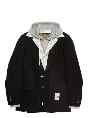 Mihara Yasuhiro Layered Blazer - Black