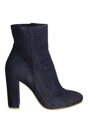 GIANVITO ROSSI Block-heel Ankle Boots - Blue