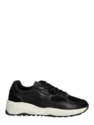 Gant Logo Detail Lace-up Sneakers - Black