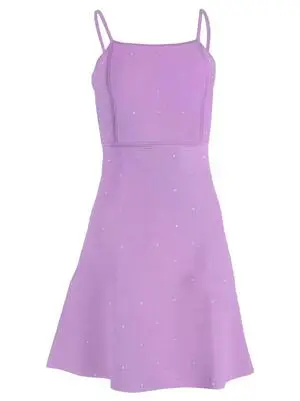 Sandro Elize Crystal-embellished Mini Dress - Purple
