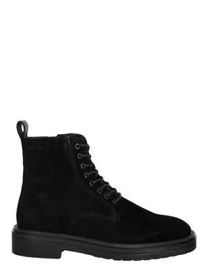 Gant Boggar Lace-up Zip Boots - Black