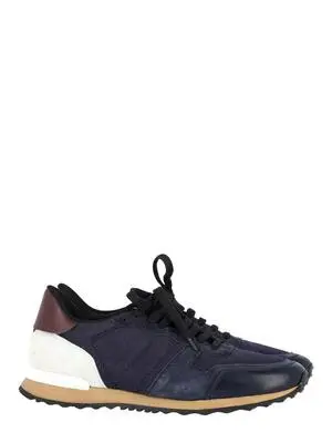 Valentino Garavani Rockrunner Studded Sneakers - Blue