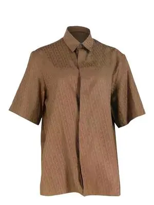 Dior 2021 Jacquard Shirt - Brown