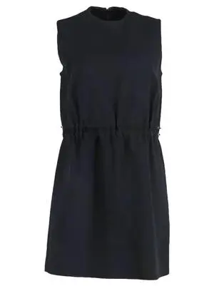 Victoria Beckham Elasticated Mini Dress - Blue