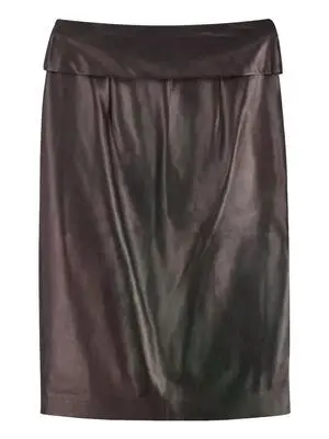 ISABEL MARANT VINTAGE Pencil Skirt With Zip Fastening - Black