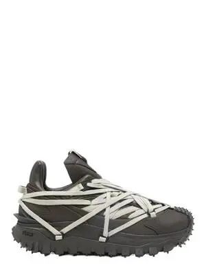 MONCLER + RICK OWENS Trailgrip Megalace Sneakers - Brown