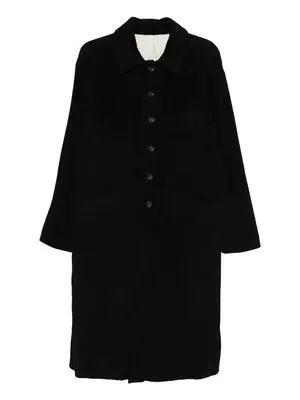 LOÏS DIONISIO Button-up Coat - Black
