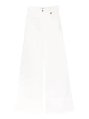 Elisabetta Franchi Wide-leg Jeans - White