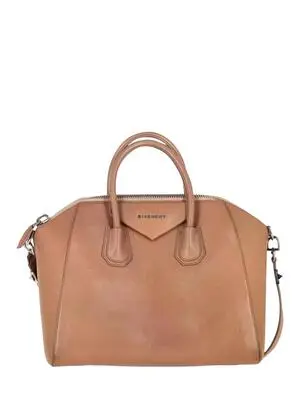 Givenchy Antigona Leather Tote Bag - Brown
